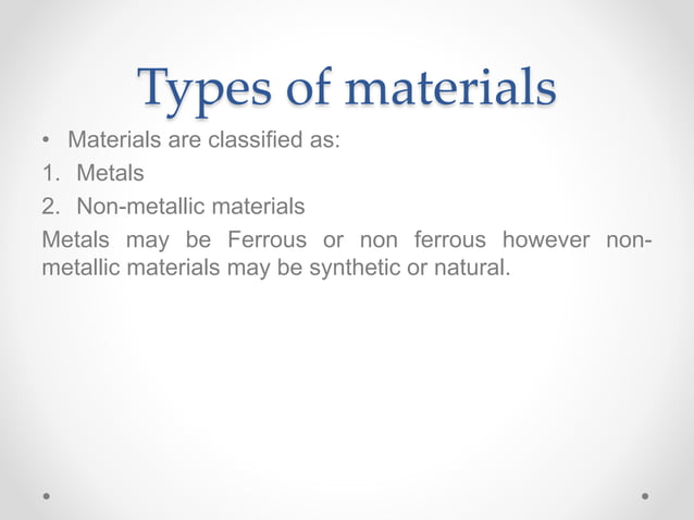 Engineering materials part 1 | PPTX | Chemistry | Science