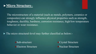 Engineering materials & recent advances | PPTX