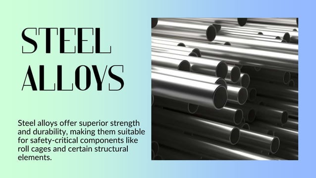 Formula One car material processing (Engineering Materials). | PPT