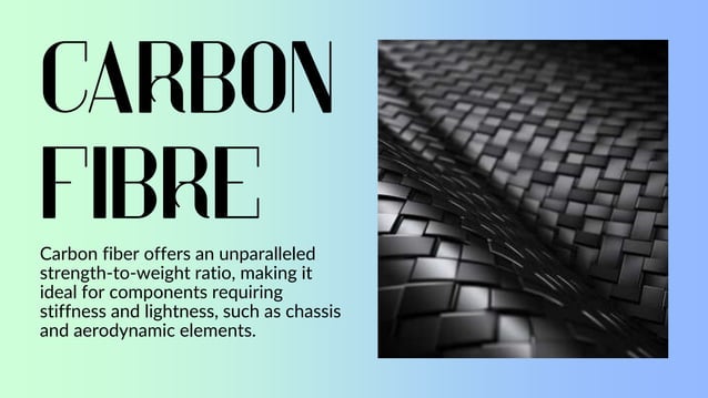 Formula One car material processing (Engineering Materials). | PPT