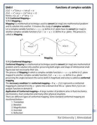 Engineering Mathematics-IV_B.Tech_Semester-IV_Unit-I | PDF
