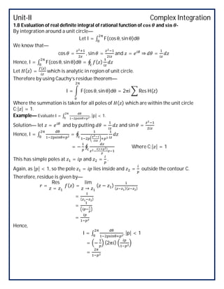 Engineering Mathematics-IV_B.Tech_Semester-IV_Unit-II | PDF