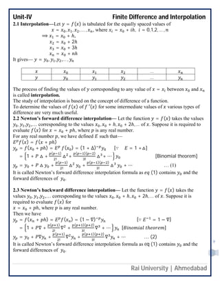 Engineering Mathematics-IV_B.Tech_Semester-IV_Unit-IV | PDF