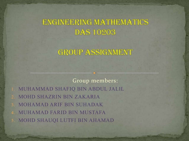 Engineering Mathematics BPL ( Application of Differentiation) | PPT