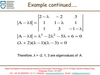 Engineering Mathematics with Examples and Applications | PPTX