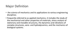 Engineering mechanics | PPTX