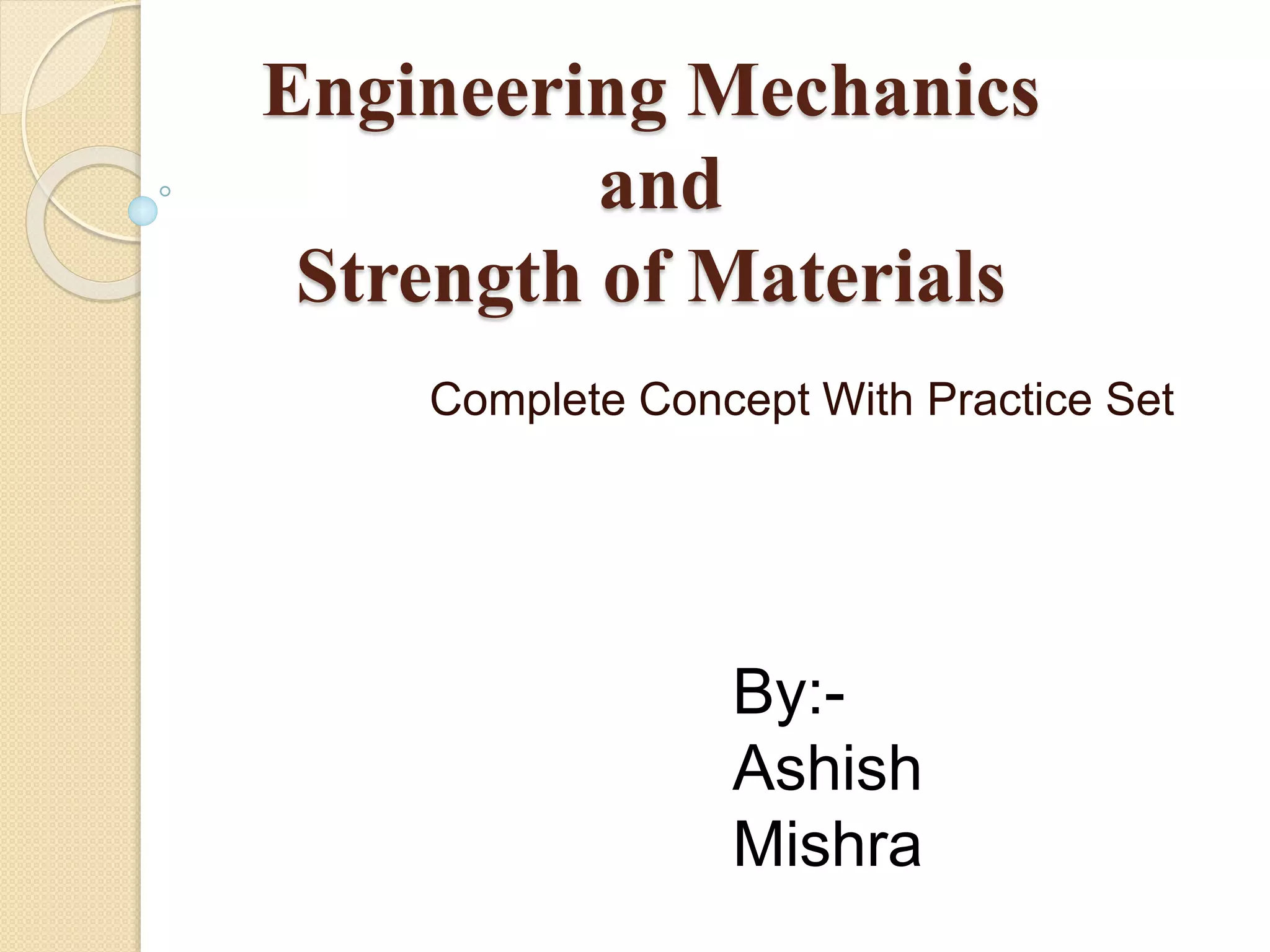 Engineering mechanics | PPTX
