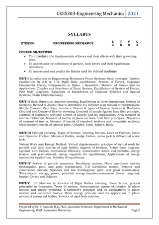 Engineering mechanics-Assignment.pdf in best | PDF