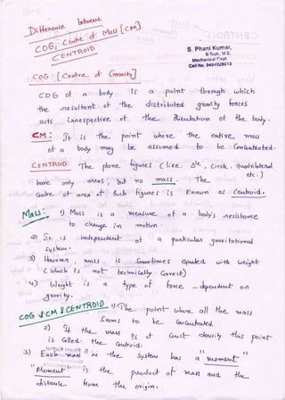 Unit-3 Centroid | PDF