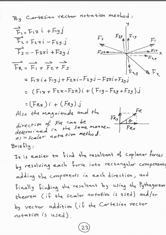 Engineering mechanics staticslecturenotes | PDF