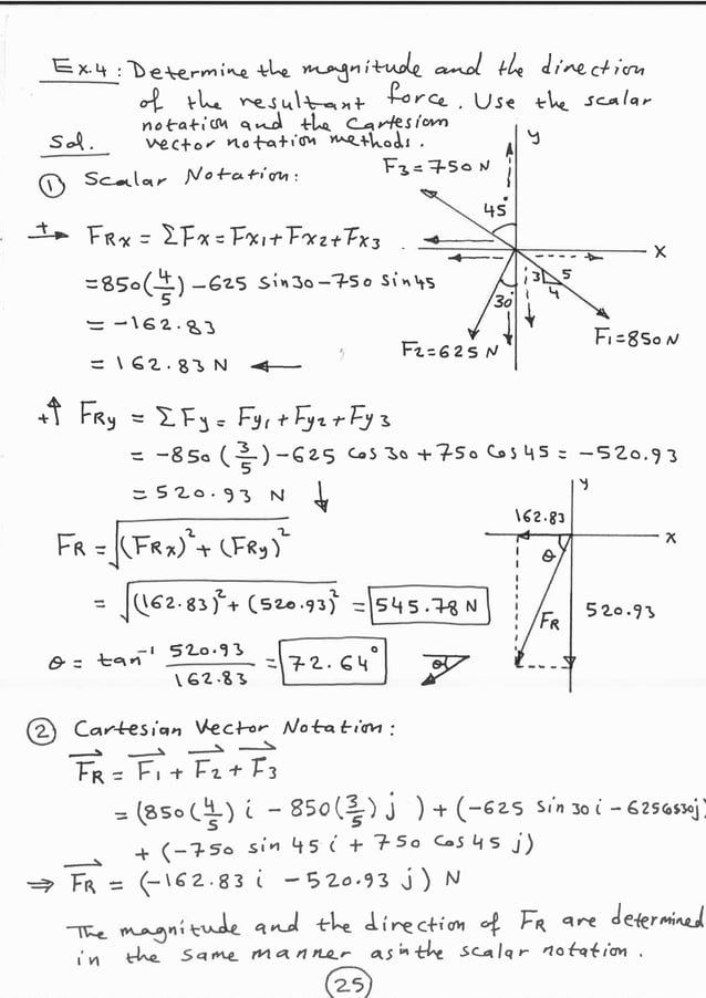 Engineering mechanics staticslecturenotes | PDF