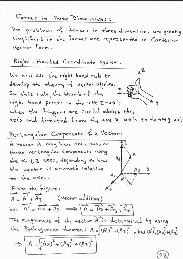 Engineering mechanics staticslecturenotes | PDF
