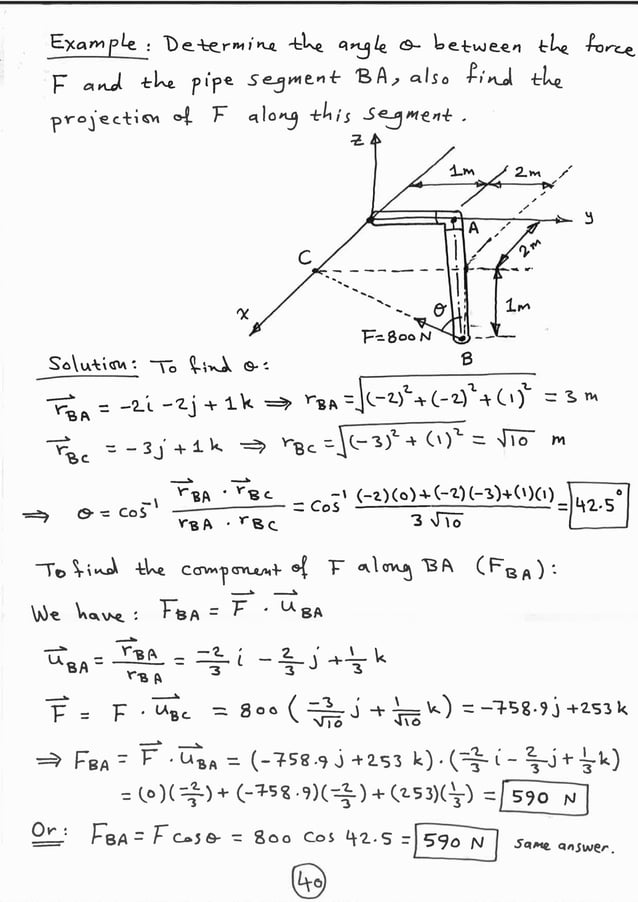 Engineering mechanics staticslecturenotes | PDF