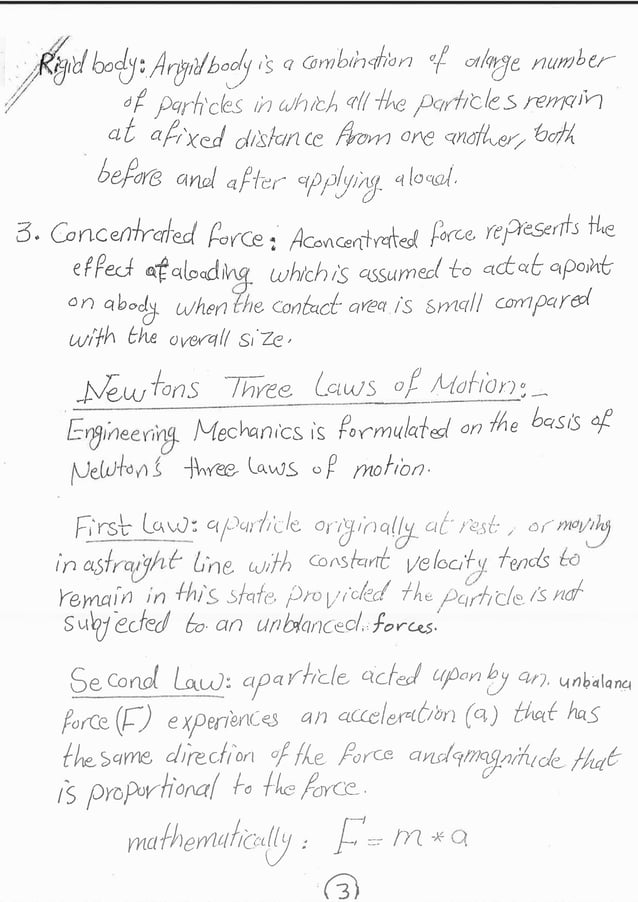 Engineering mechanics staticslecturenotes | PDF
