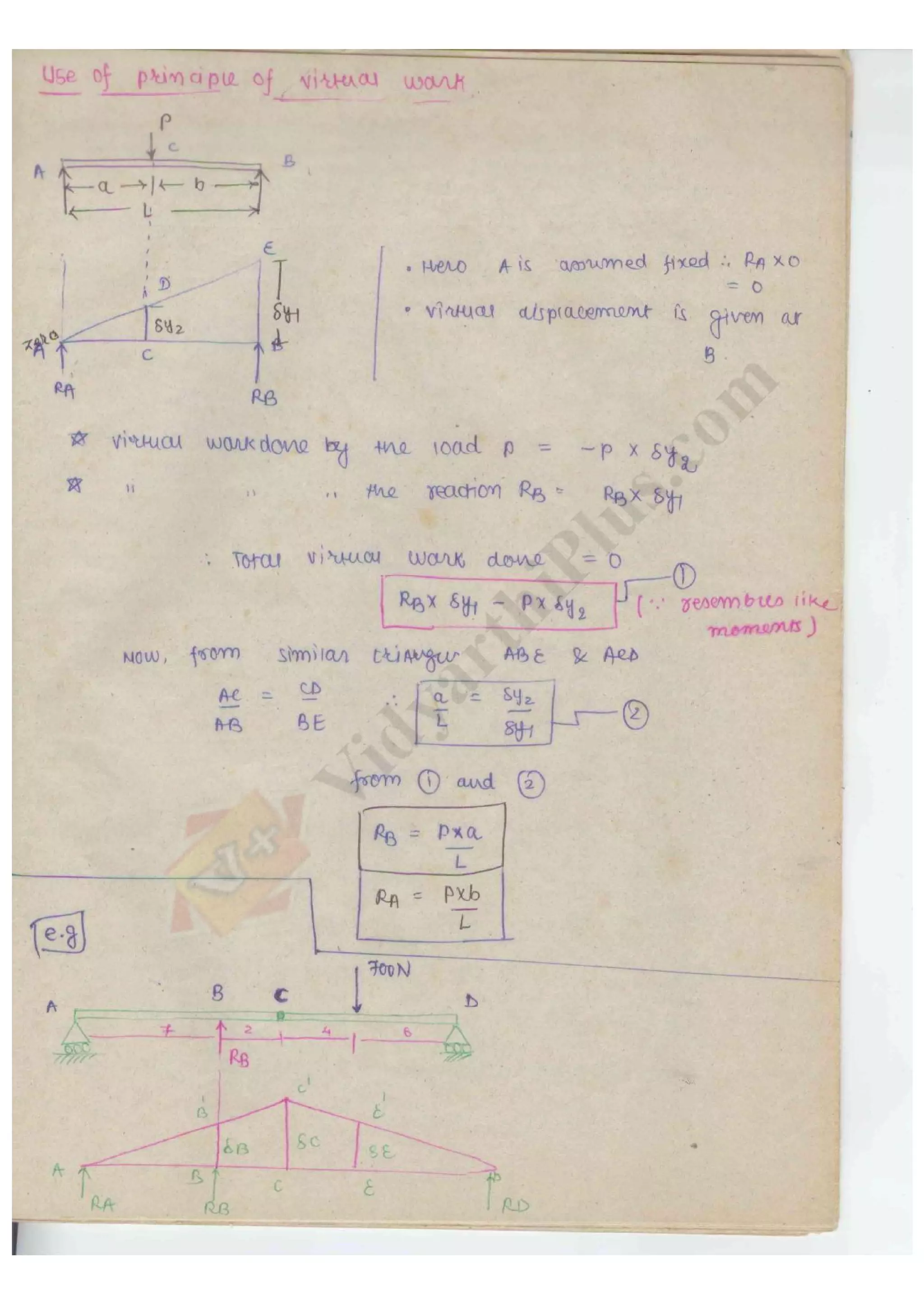Engineering mechanics 2 handwritten classes notes (study materials) for ...