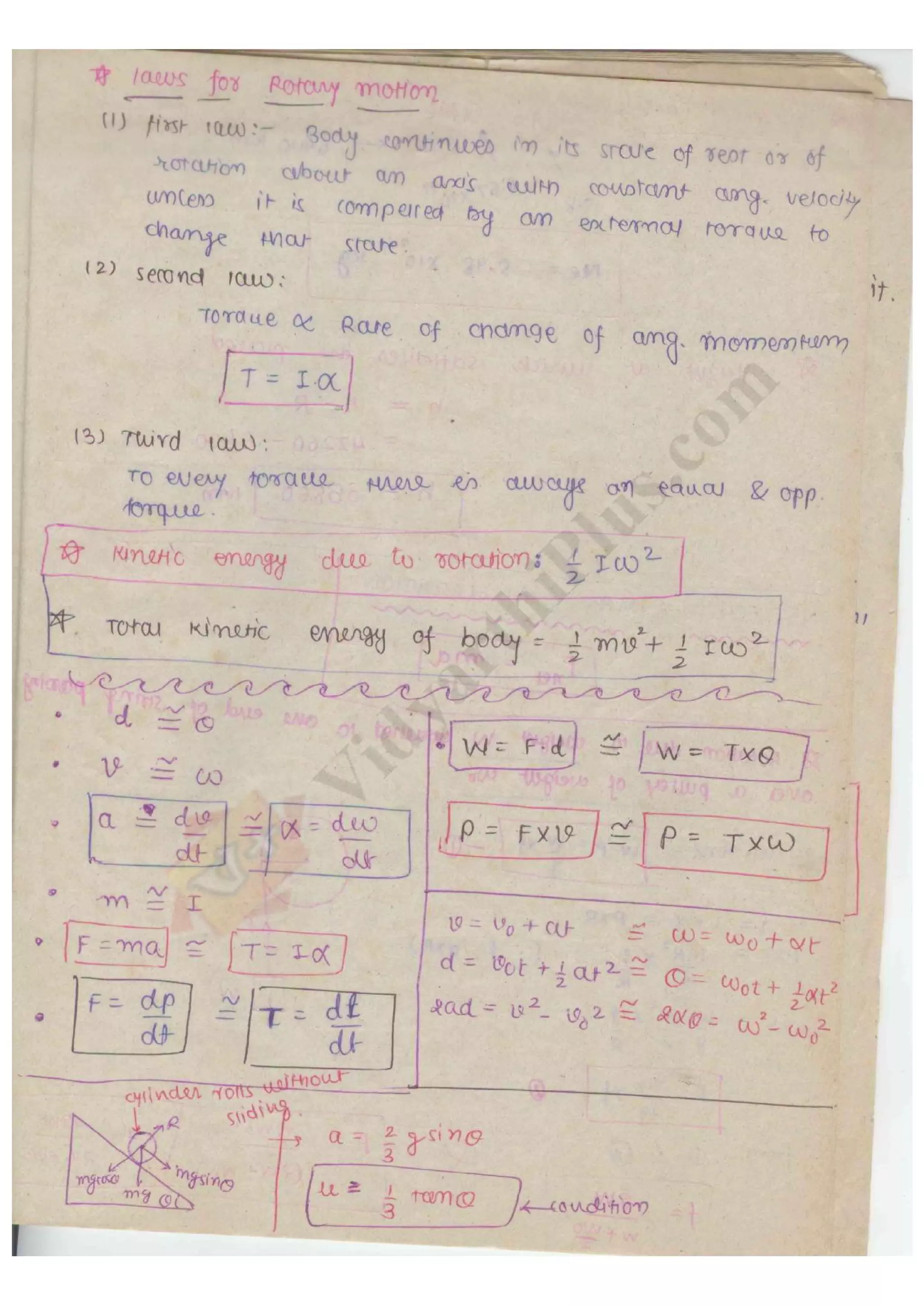 Engineering mechanics 2 handwritten classes notes (study materials) for ...