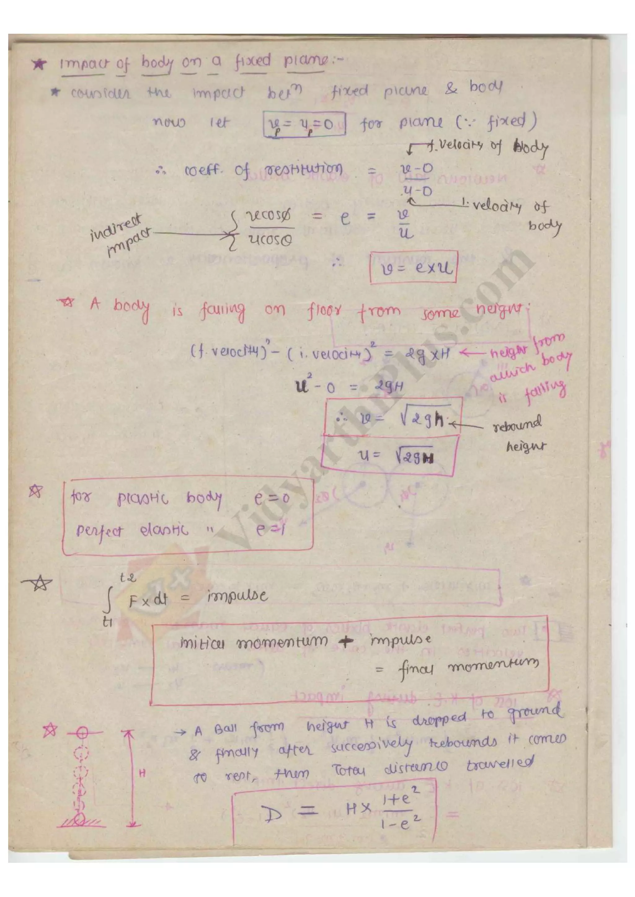 Engineering mechanics 2 handwritten classes notes (study materials) for ...