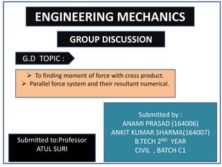 Engineering mechanics gd | PPT