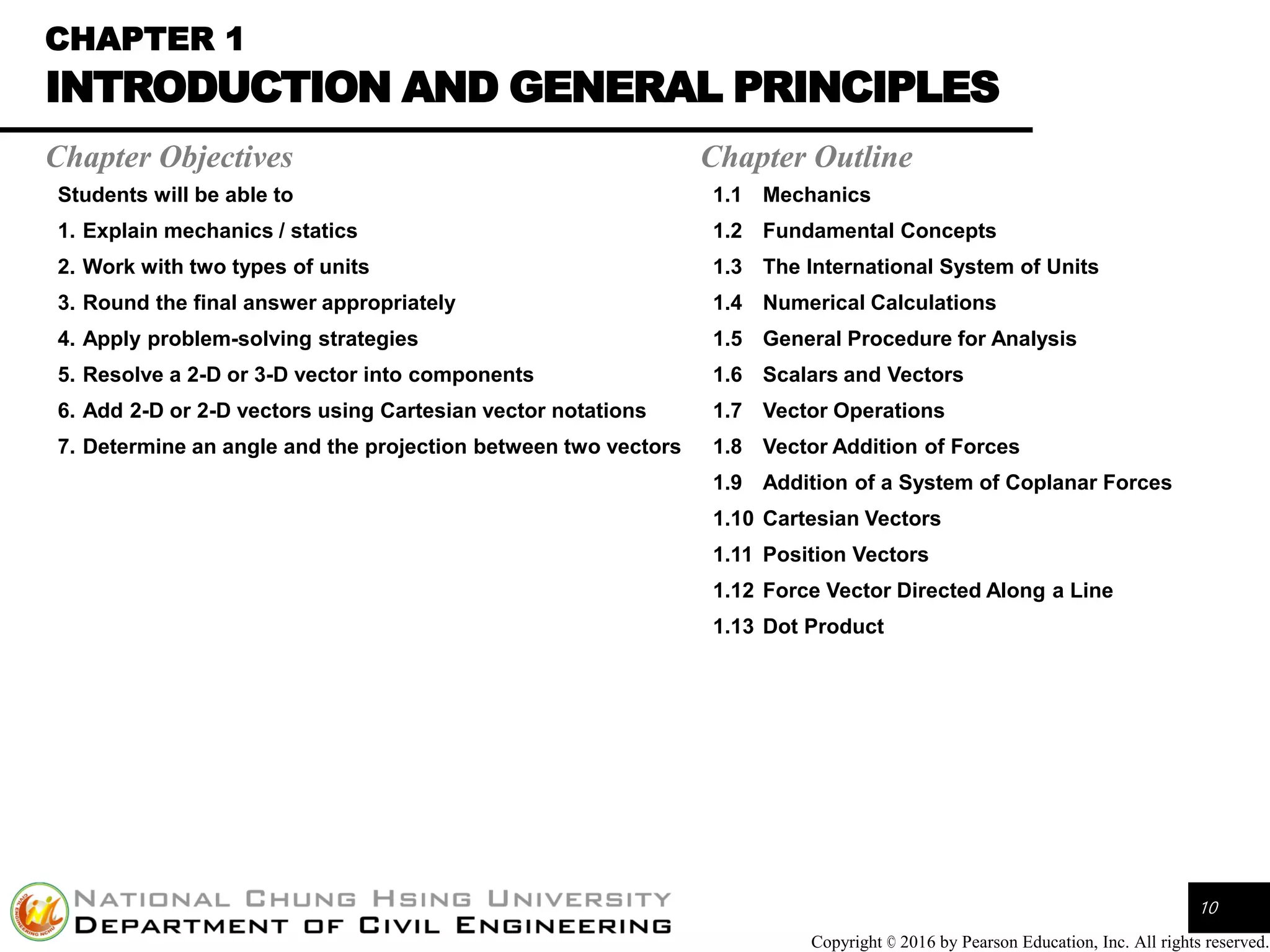 Engineering Mechanics I (Statics) (Part 1/2) | PDF