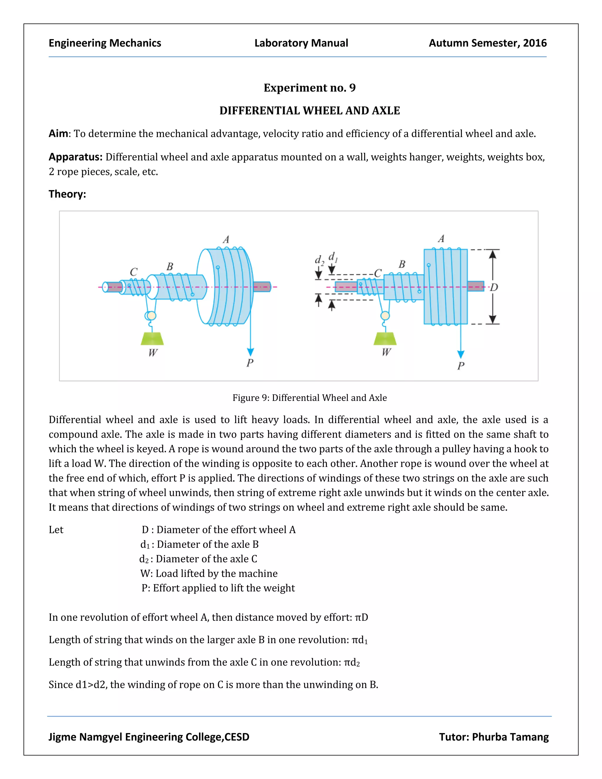 Engineering Mechanics Manual | PDF