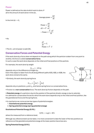 Engineering mechanics notes for mechanical engineering JNTUH | PDF