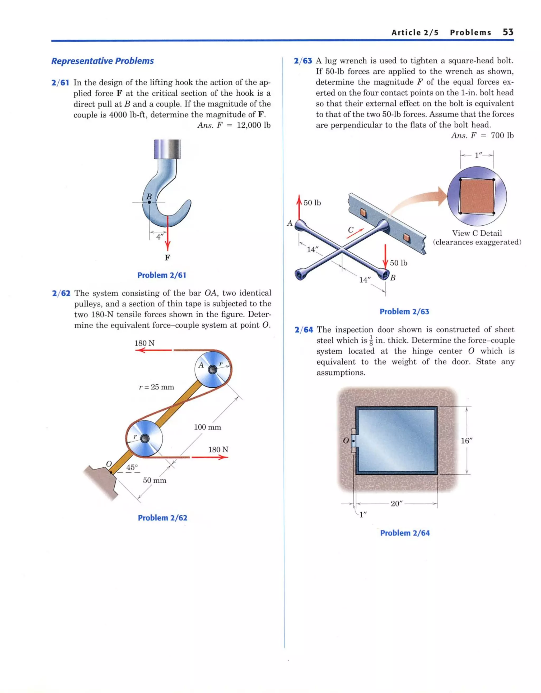 Engineering mechanics statics meriam and kraige (5th ed) | PDF
