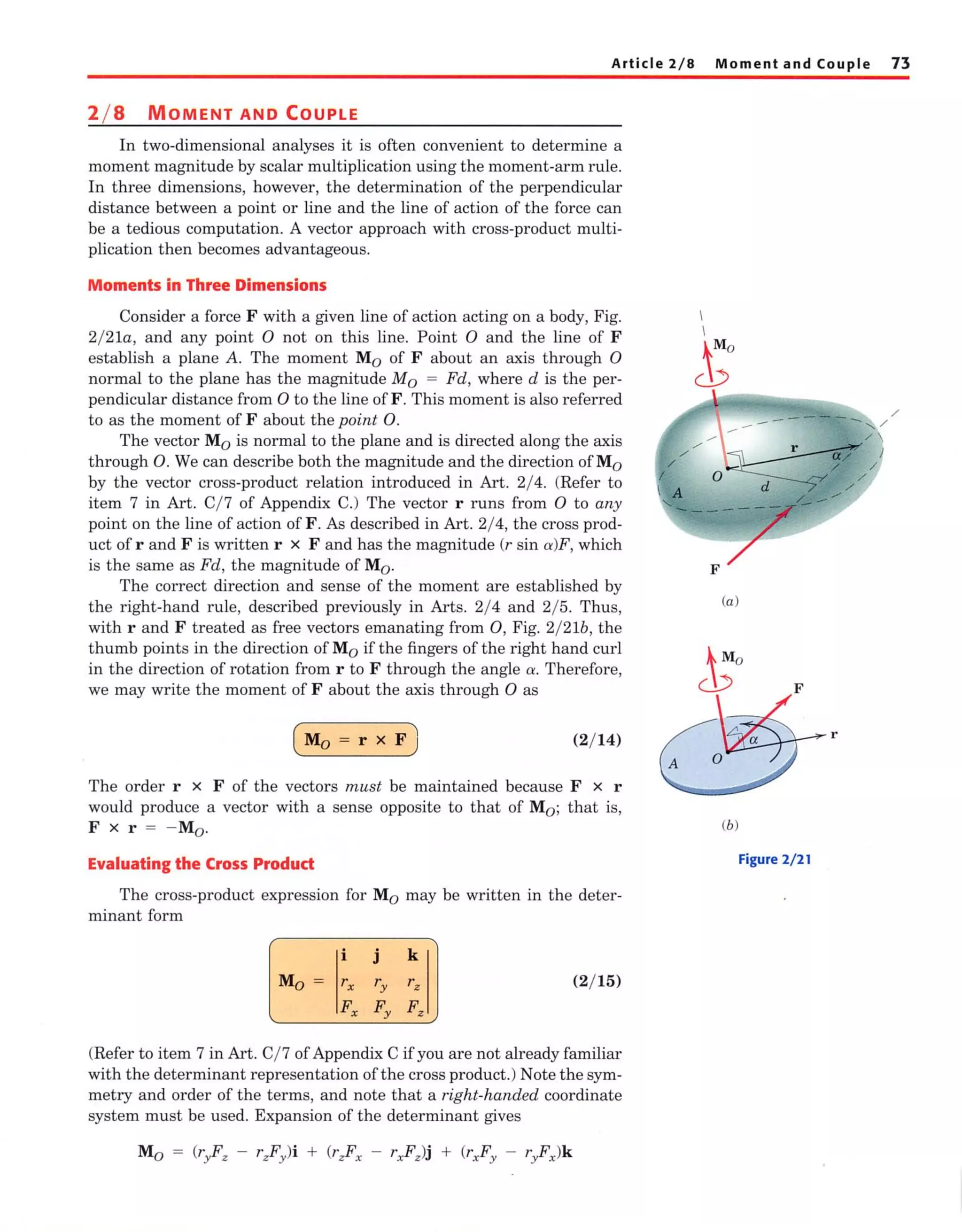 Engineering mechanics statics meriam and kraige (5th ed) | PDF