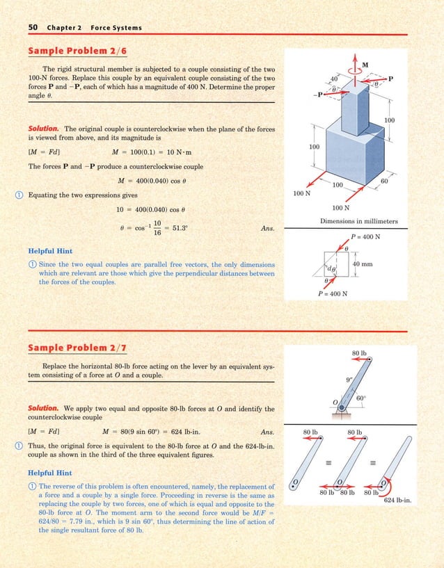 Engineering mechanics statics meriam and kraige (5th ed) | PDF