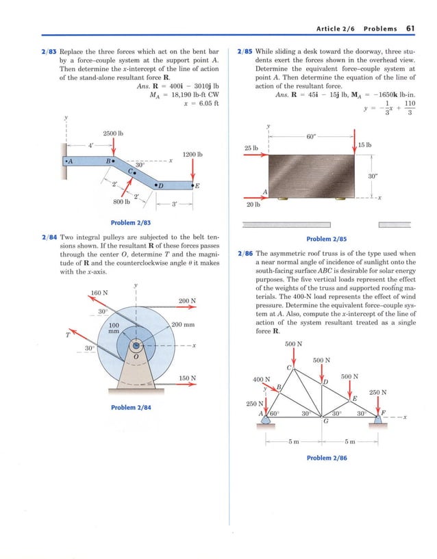 Engineering mechanics statics meriam and kraige (5th ed) | PDF