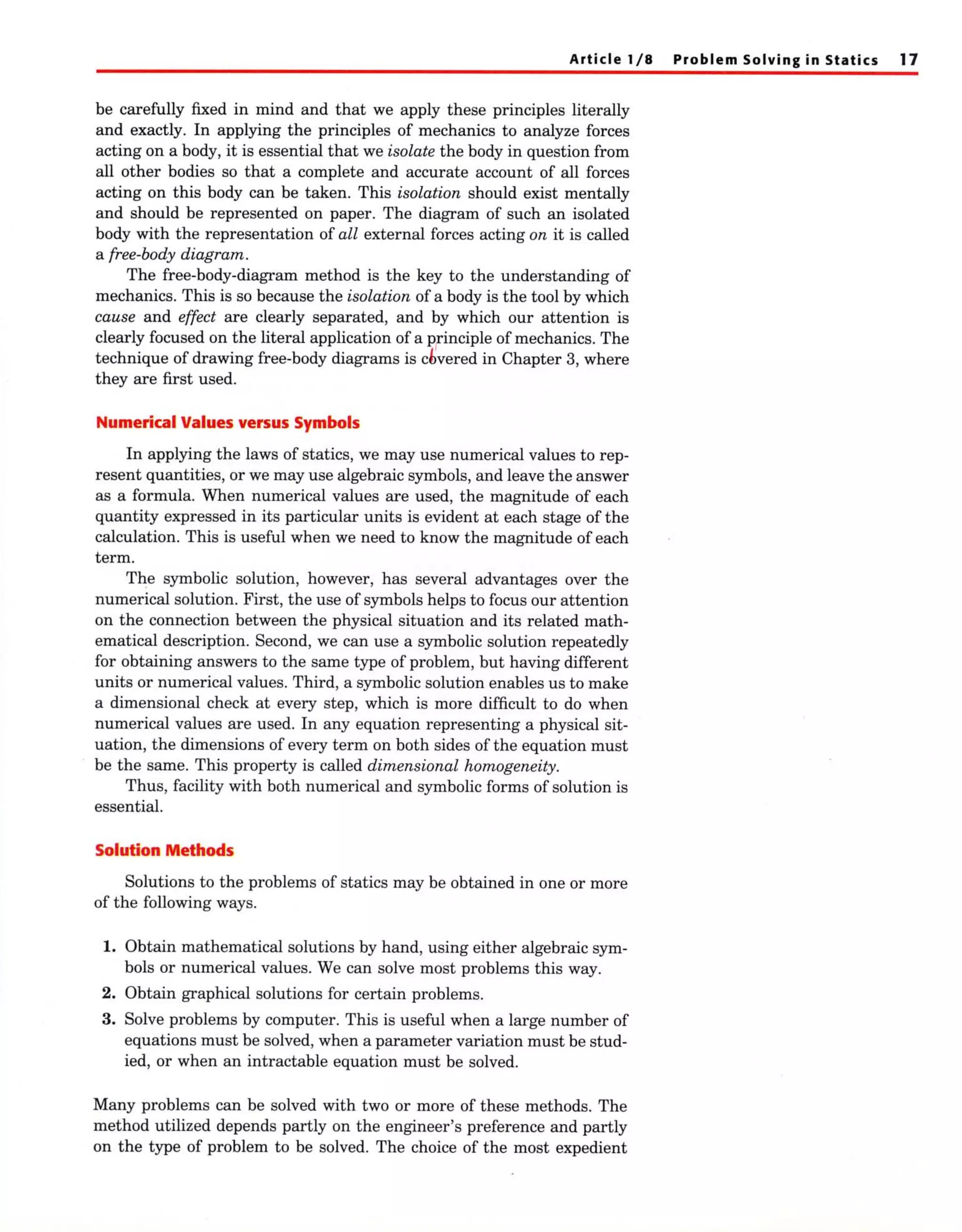 Engineering mechanics statics meriam and kraige (5th edition) [text ...