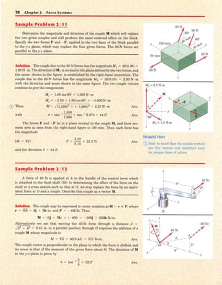 Engineering mechanics statics meriam and kraige (5th edition) [text ...