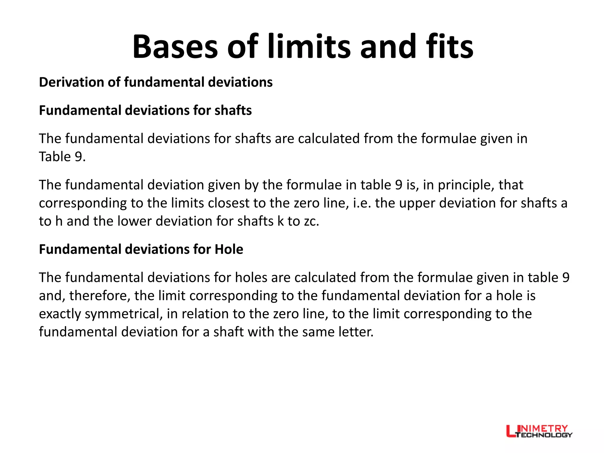 Engineering Metrology : System of Limits and Fits | PDF