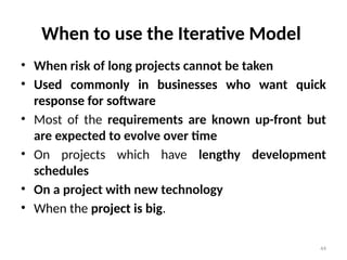 SOFTWARE LIFE CYCLE MODELS and Ultimate objective of SE | PPTX