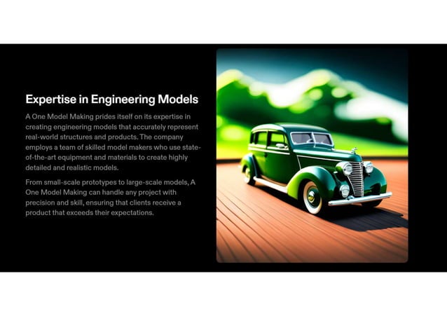 A One Model Making - Premier Engineering Model Makers in Mumbai | PDF