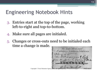 Engineering notebook | PPTX