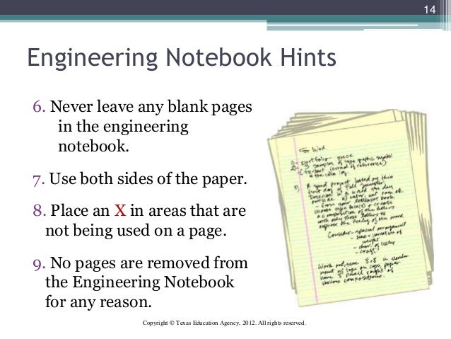 Engineering notebook