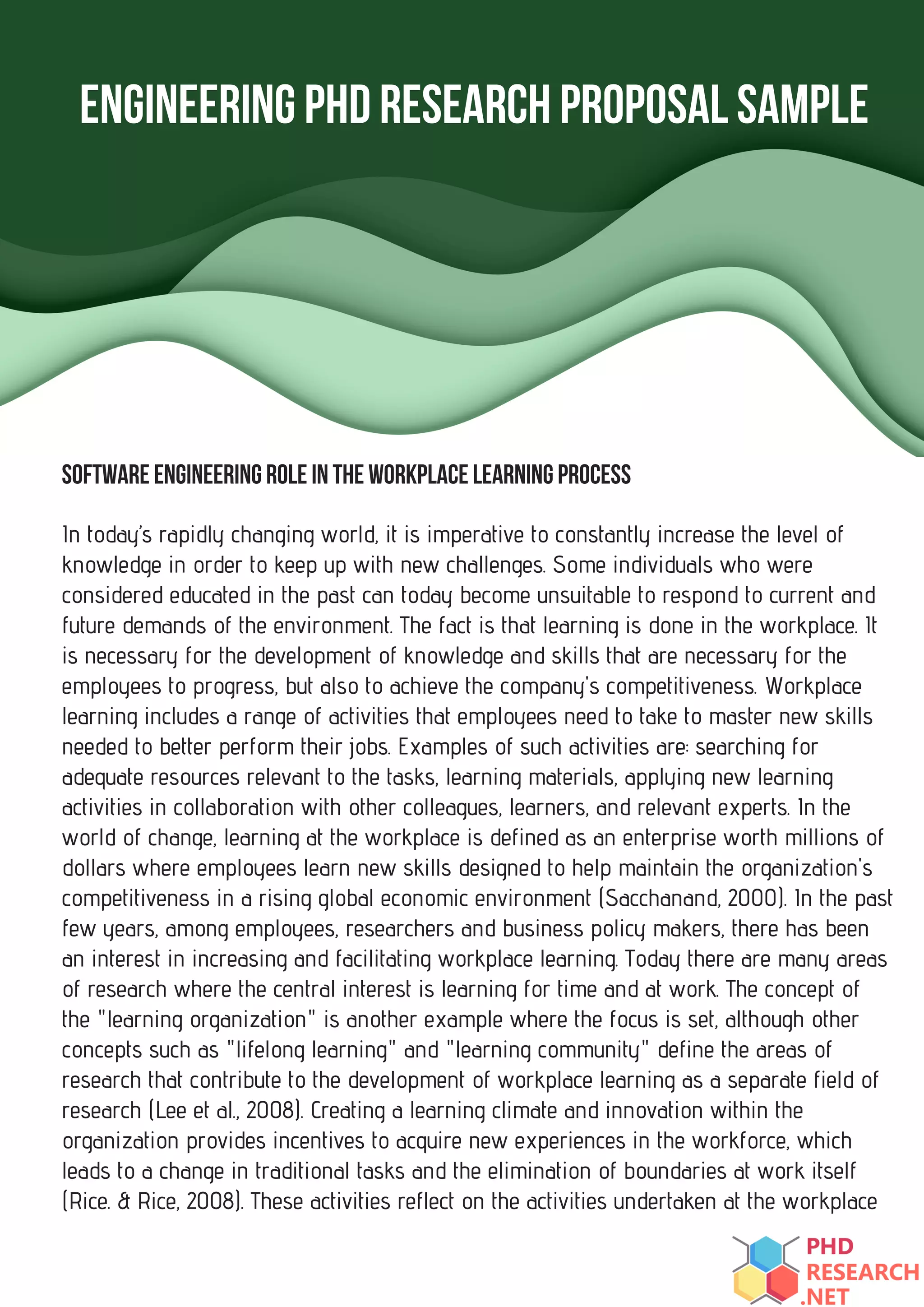 Engineering PhD Research Proposal Sample | PDF | Education industry ...