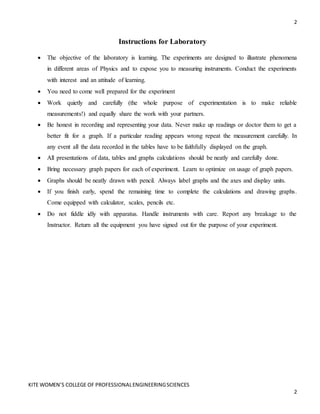 Engineering physics lab manual | DOCX