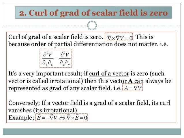 Vector Calculus.