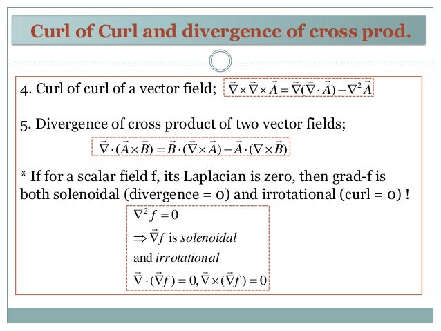 Vector Calculus.