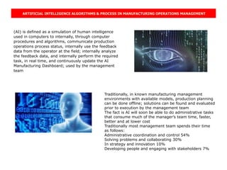 Engineering plant facilities 17 artificial intelligence algorithms ...