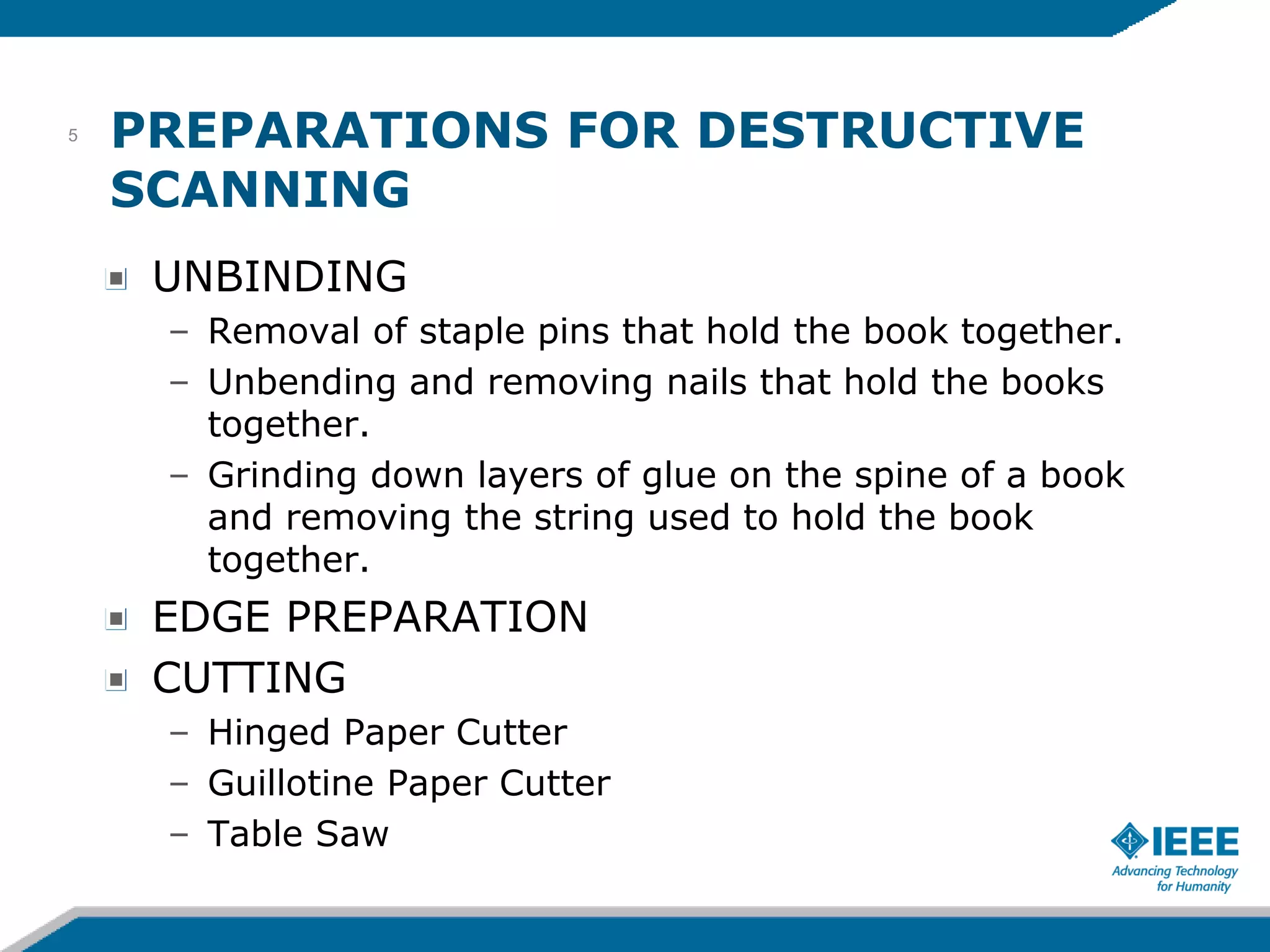 Digitization and Digital Preservation: An E-Library Solution. | PPT