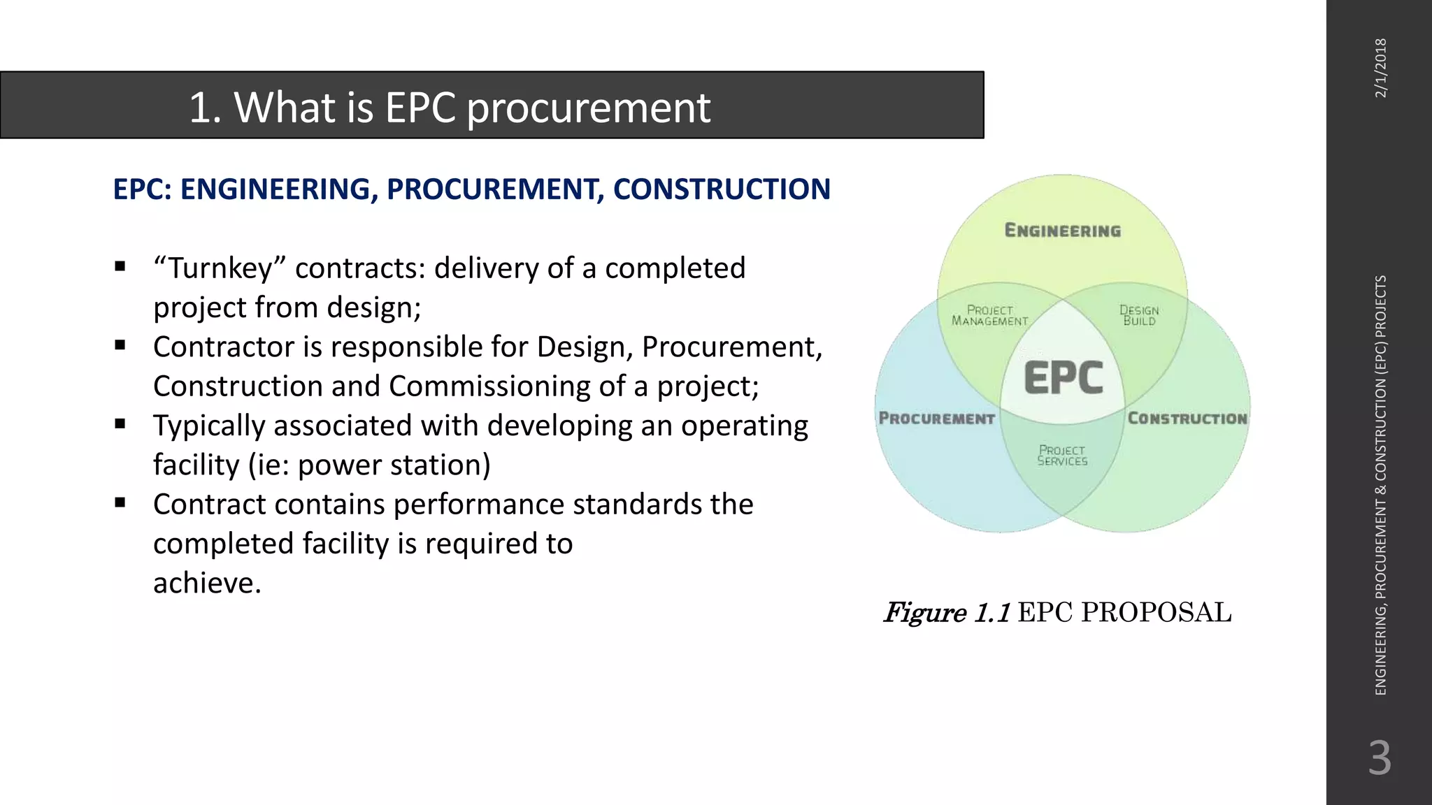 Engineering, procurement and construction (EPC) projects | PPTX