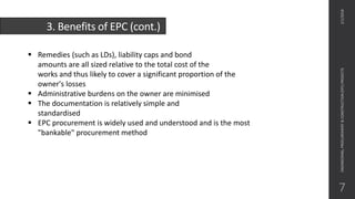 Engineering, procurement and construction (EPC) projects | PPTX