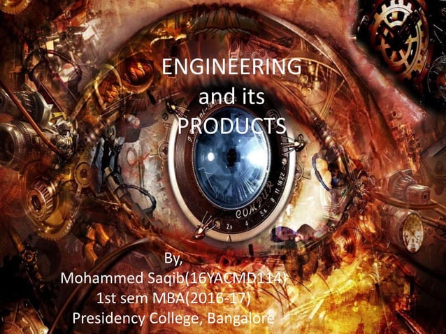 Engineering products | PPT