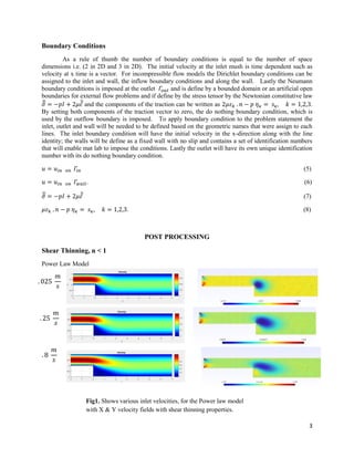 Engineering project non newtonian flow back step | PDF