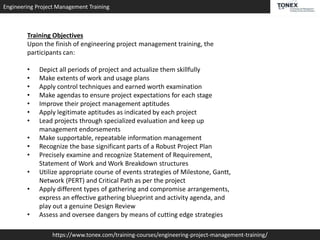 Best Engineering Project Management Training - Tonex Training | PPTX