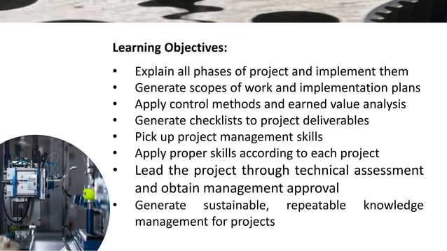Leadership training, Engineering project management course | PPT
