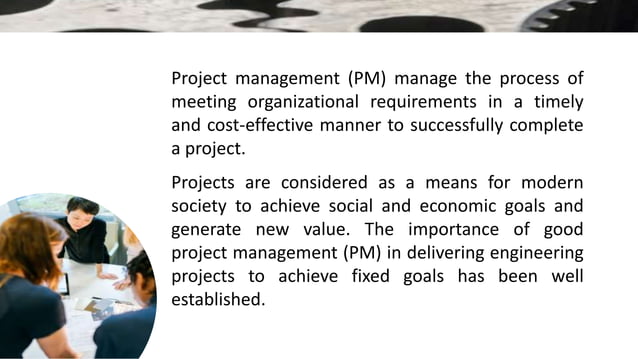 Leadership training, Engineering project management course | PPT