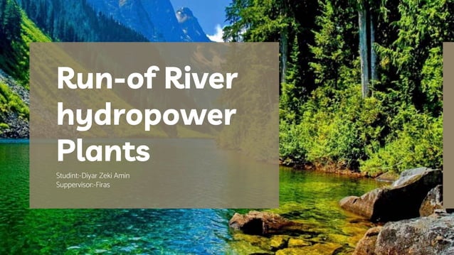 Run-of river hydropower plants.pptx | Power and Energy Industry ...